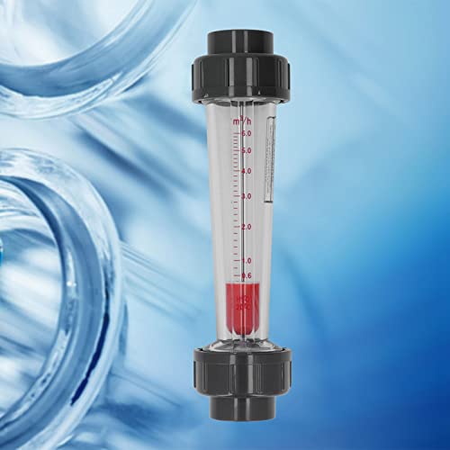 Water Meter, Liquid Meter High Accuracy ABS Plastic Tube Design 0.6‑6mh Water Flowmeter