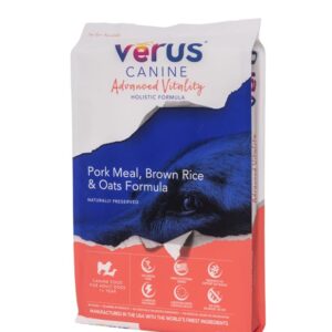 VeRUS Pet Foods Dry Dog Food Pork, Advanced Vitality Formula 25lb Bag