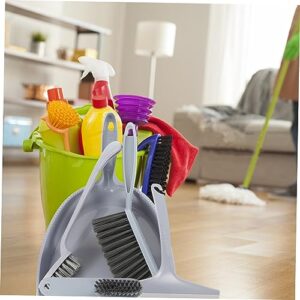 BCOATH 5pcs Broom Dustpan Mini Cleaning Brush Desktop Dustpans Mini Hand Broom Home Mini Brush Broom Mini Desk Broom Brooms Household Products Mini Household Dustpans Aid The Pet Purple