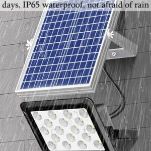 ZXXHNNAIH Solar Street Light IP65 Waterproof Solar Parking Lot Lights,with 19.6ft Cable,Motion Sensor Dusk to Dawn Easy-to-Install for Barn Yard