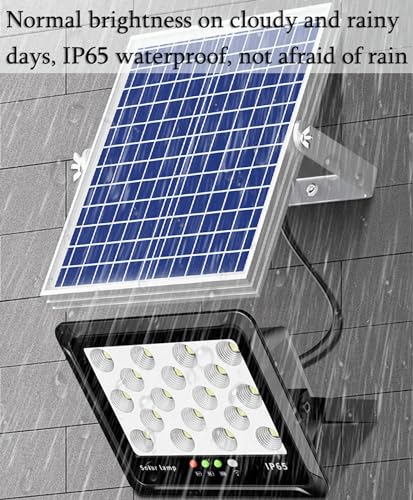 ZXXHNNAIH Solar Street Light IP65 Waterproof Solar Parking Lot Lights,with 19.6ft Cable,Motion Sensor Dusk to Dawn Easy-to-Install for Barn Yard