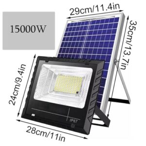 ZXXHNNAIH Solar Street Light IP67 Waterproof Solar Street Lights Outdoor,30ft Wire Light Sensor Solar Parking Lot Lights Dusk to Dawn, for Backyard Garden