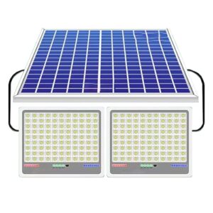 zxxhnnaih solar street light ip67 waterproof solar outside lights, with 32ft cable,motion sensor dusk to dawn easy-to-install for barn yard