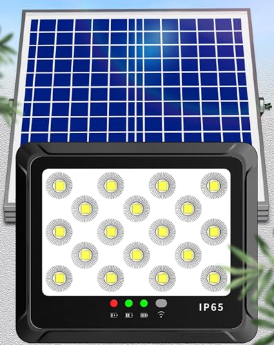 ZXXHNNAIH Solar Street Light IP65 Waterproof Solar Parking Lot Lights,with 19.6ft Cable,Motion Sensor Dusk to Dawn Easy-to-Install for Barn Yard