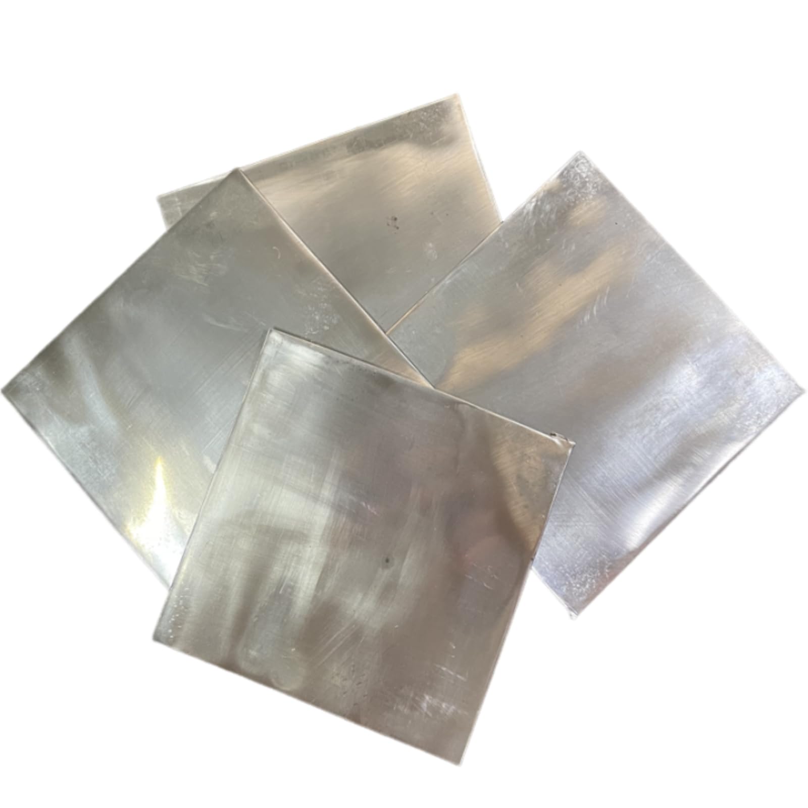 2Pcs Pure Copper Zinc Anode Sheet 99.9% 0.04" x 4" x 4" for Zinc Plating and Zinc Electroplating, Zinc Electrode Strips,Scientific Experiment Research(1mm x 100mm x 100mm)