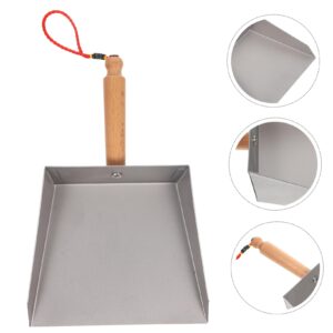 BUTIFULSIC 1pc Kitchen Table Dustpan Interior Cleaner Small Upright Dustpan Commercial Dust Pan Desk Cleaner Dustpan Small Dust Pan Dustpan Scooper Dustpans Stainless Steel Dust Pan Silver