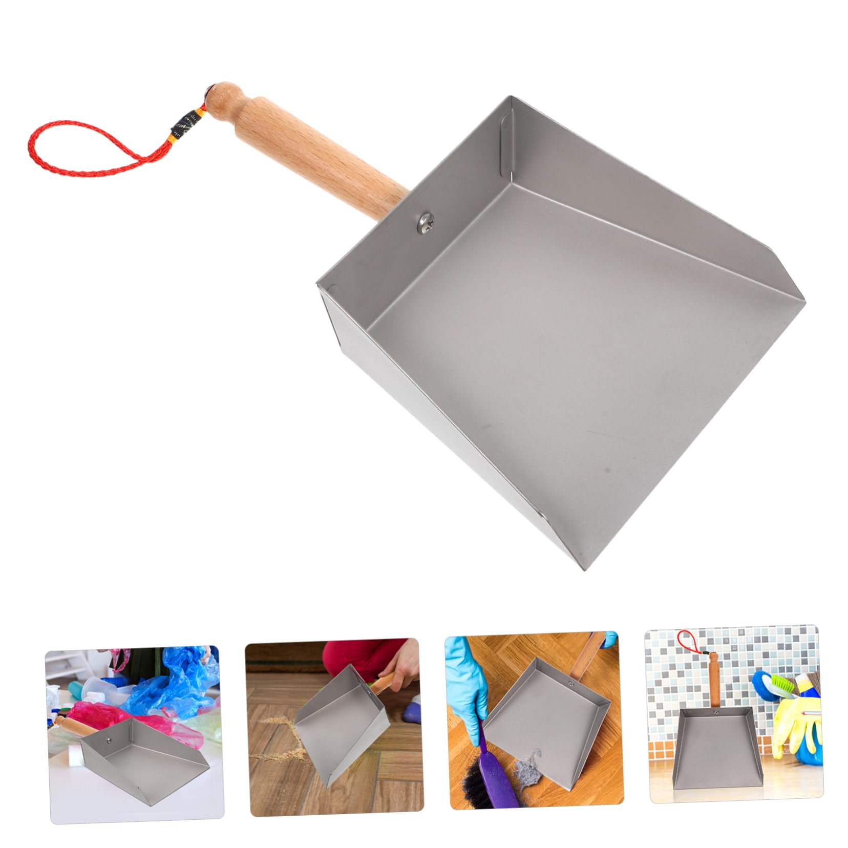 BUTIFULSIC 1pc Kitchen Table Dustpan Interior Cleaner Small Upright Dustpan Commercial Dust Pan Desk Cleaner Dustpan Small Dust Pan Dustpan Scooper Dustpans Stainless Steel Dust Pan Silver