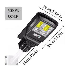 ZXXHNNAIH Solar Street Light Solar Motion Sensor Outdoor Lights, Solar Street Light IP66 Waterproof for Basketball Court Garage Camping