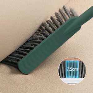 Soft Bristle Small Broom Bed Sheets Sweeping Cleaning Brush with Long Hand Camping Broom Hand Broom Brooms for Sweeping Indoor Counter Duster for Debris Hair Remover Desk Quilt Sofa Furniture