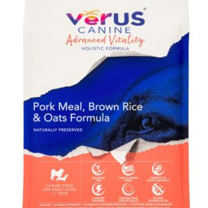 VeRUS Pet Foods Dry Dog Food Pork, Advanced Vitality Formula 12lb Bag