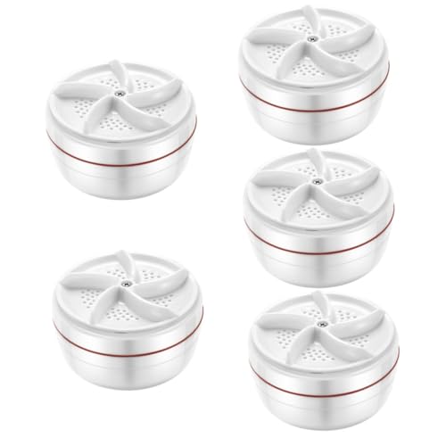 CORHAD 5pcs Mini Washing Machine Mini Dishwasher for Sink Portable Washer Mini Lavadora Mini Washer Foot Powered Washing Machine Sink Washing Machine Tiny Washing Machine White Plastic