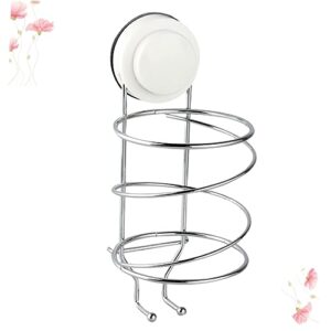 honmeet hair dryer holder storage shelf storage rack hair dryer stand hair dryer rack blow dryer holder storage shelves silver