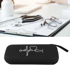 Hard Stethoscope Case - Shockproof EVA Storage Bag. Compact, Lightweight & Versatile. Protects Stethoscope and Other Medical Devices. Ideal for Nurses