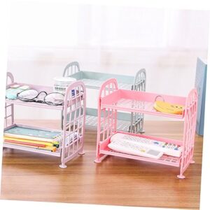 FUNOMOCYA 2pcs Storage Rack Storage Shelf Desktop Organizer Rack Kitchen Draining Shelf Storage Shelves Vegetables Rack Fruit Shelf