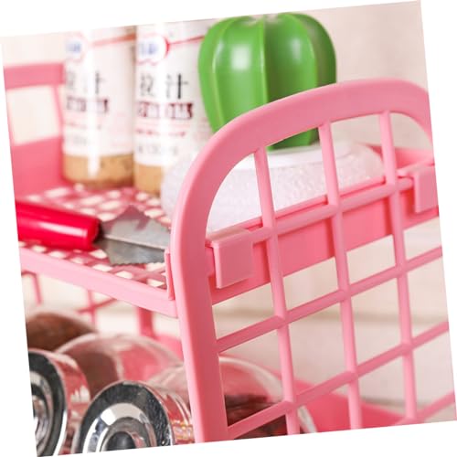 FUNOMOCYA 2pcs Storage Rack Storage Shelf Desktop Organizer Rack Kitchen Draining Shelf Storage Shelves Vegetables Rack Fruit Shelf