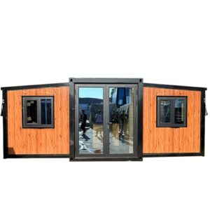 40ft Folding Movable Container Homes Expandable Container House with 3 Bedrooms for Urban and Rural Adventures