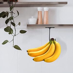 Aurgiarme Banana Holder Hook Keep Bananas Under Cabinet Hook Bananas Hanger for Kitchen Items Home Utensils Towel Storage