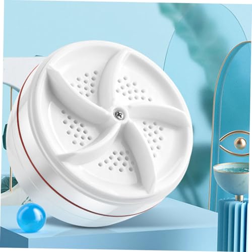 CORHAD 5pcs Mini Washing Machine Mini Dishwasher for Sink Portable Washer Mini Lavadora Mini Washer Foot Powered Washing Machine Sink Washing Machine Tiny Washing Machine White Plastic