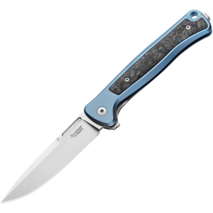 LionSteel Skinny Framelock Blue Ti LSTSK01BL