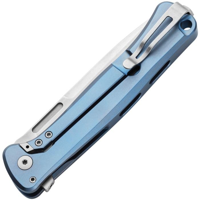 LionSteel Skinny Framelock Blue Ti LSTSK01BL