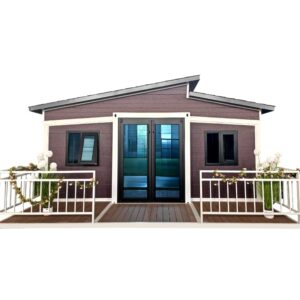 20ft expandable mobile house, portable prefabricated home, weather-resistant, fully customizable