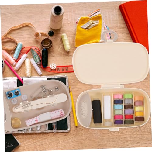 TOPPERFUN 1 Set Box Embroidery Kit Sewing Kit Sewing Needle Tool Kit Pp Sewing Thread Kit