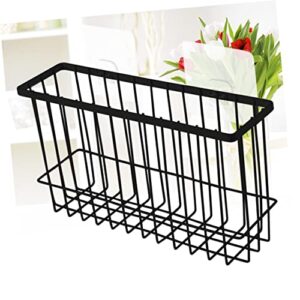 CORHAD Kitchen Storage Rack Counter Basket Shower Scrubby Door Plate Bathroom Organizer Faucet Adhesive Lids Kitchen Storage Shelf Rack Pickle Crock Stackable Hooks Wall Cabinet Black