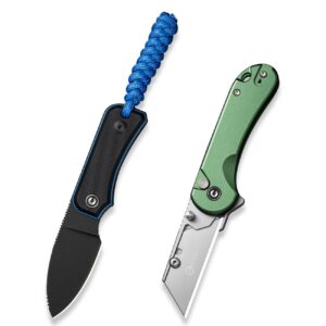 civivi baby banter fixed blade and elementum utility, great edc knife set