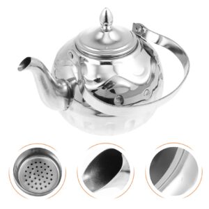 CIYODO 1pc Kettle Drip Coffee Maker Machines Filter Teapot Stainless Teapot Stovetop Teapot Espreso Machine Chinese Teapot Home Espresso Machine Steamed Rice Bucket Silver Stainless Steel