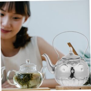 CIYODO 1pc Kettle Drip Coffee Maker Machines Filter Teapot Stainless Teapot Stovetop Teapot Espreso Machine Chinese Teapot Home Espresso Machine Steamed Rice Bucket Silver Stainless Steel