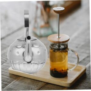 CIYODO 1pc Kettle Drip Coffee Maker Machines Filter Teapot Stainless Teapot Stovetop Teapot Espreso Machine Chinese Teapot Home Espresso Machine Steamed Rice Bucket Silver Stainless Steel