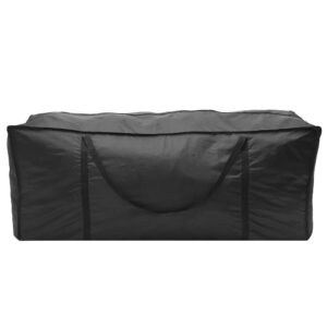 txkrhwa patio cushion storage bag outdoor cushion cover patio protective bags zippered with handles furniture cover waterproof cover storage bag black