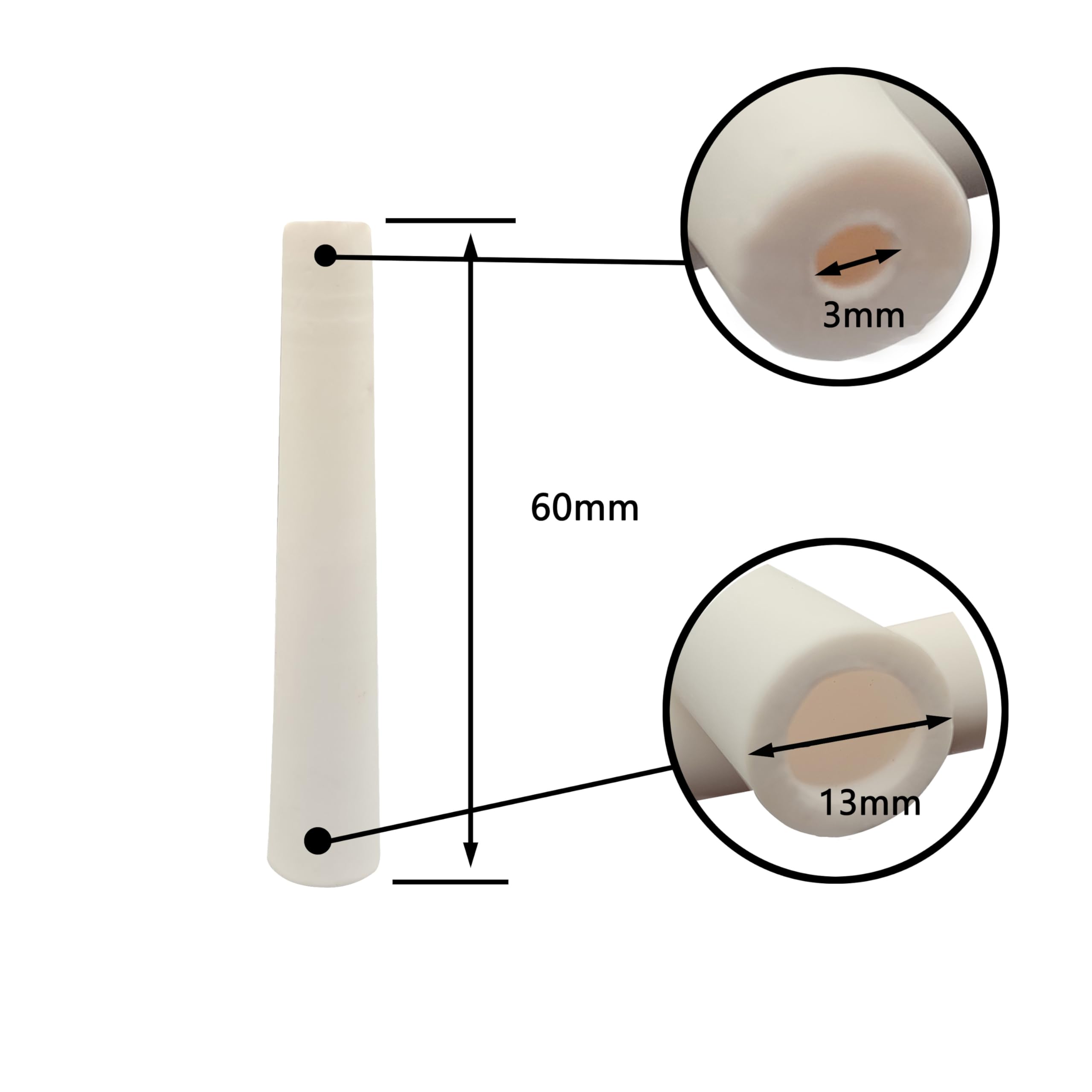 Ceramic Sandblasting Gun Assembly: Nozzle Tip (1/8" ID), Bracket, Brass Ball Valve and Connector 2Pcs Grinding Nozzle Tip Replacement,Valve Type Sandblaster Gun