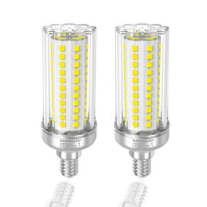 haoniuled led light bulb e12 base 16w led candelabra bulb 150 watt equivalent, cool white 6000k 1900 lumen non-dimmable suitable for home indoor attic corridor garage pack of 2