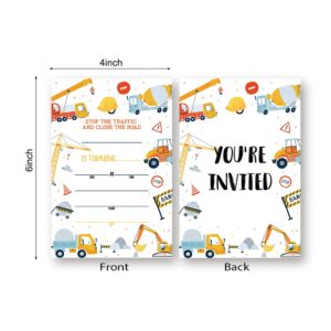 LoaHak Transportation Birthday Invitations, Transportation Birthday Party Invitation, Transportation Theme Birthday Party Invitation Cards. (072)