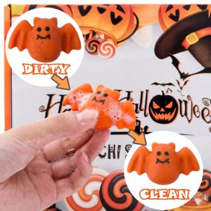 50Pack Halloween Goodie Bag Fillers Mochi Squishy Toys, Party Favors for Kids, Kawaii Squishies Fidget Toys, Stress Relief Toys Trick or Treat Stuffers Classroom Rewards Carnival Prize