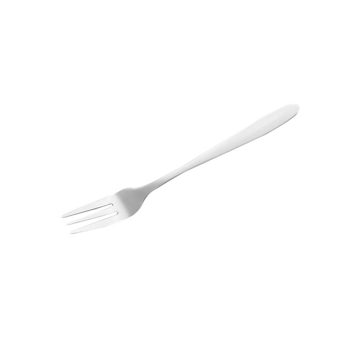 OKUMEYR Mini Forks Stainless Steel Forks Sandwich Picks 3-tine Fork Afternoon Tea Forks Salad Fork Fruit Fork Three-tine Fork Cocktail Tableware Silver Stainless Steel Fork