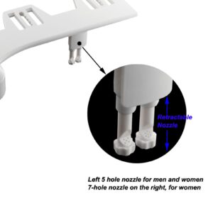 Fafeicy Bidet Toilet Attachment, Toilet Self Sprayer Toilet Bidet Smart Gentle Toilet Self Sprayer for Men Women Children Elderly (1/2)