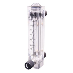 yxq water liquid flow meter 0.05-0.5gpm 0.2-2lmp 1/2 inch pt thread knob panel type flowmeter