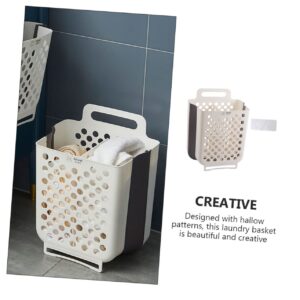 1 Set Wall Hanging Laundry Basket Plastic Hamper Baskets Storage Bins for Clothes Dirty Storage Baskets for Laundry Hamper Collapsible Clothes Basket Clothes Hamper Baby