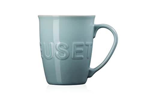 Le Creuset Stoneware 20 oz Extra-Large Logo Coffee Mug, Sea Salt