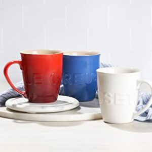 Le Creuset Stoneware 20 oz Extra-Large Logo Coffee Mug, Sea Salt