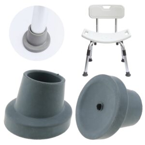 Feet for Shower Chair LUORNG 4pcs 1-1/8" I.D Slope Rubber Tips Non Slip Feet for Shower Chair Bath Seat