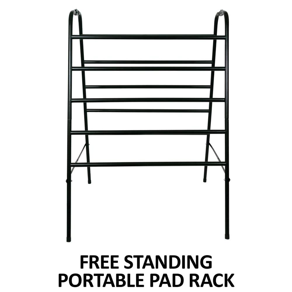 EASY-UP A Frame Pad Rack | Pad Drying | Portable and Free Standing | Folds for Easy Storage | Large Capacity