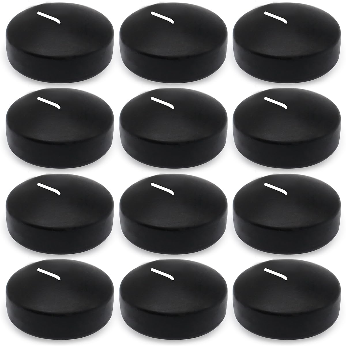 10 Hour Black Floating Candles Large 3 inch Unscented Dripless Water Wax Halloween Candles for Vases, Centerpieces at Wedding, Party, Pool, Holidays, Set of 12