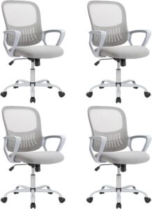 office chair, desk chair, ergonomic home office desk chairs, computer chair with comfortable armrests, mesh desk chairs with wheels, office desk chair, mid-back task chair with lumbar support