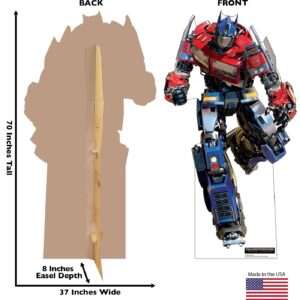 Cardboard People Optimus Prime Life Size Cardboard Cutout Standup - Transformers: Rise of The Beasts (2023 Film)