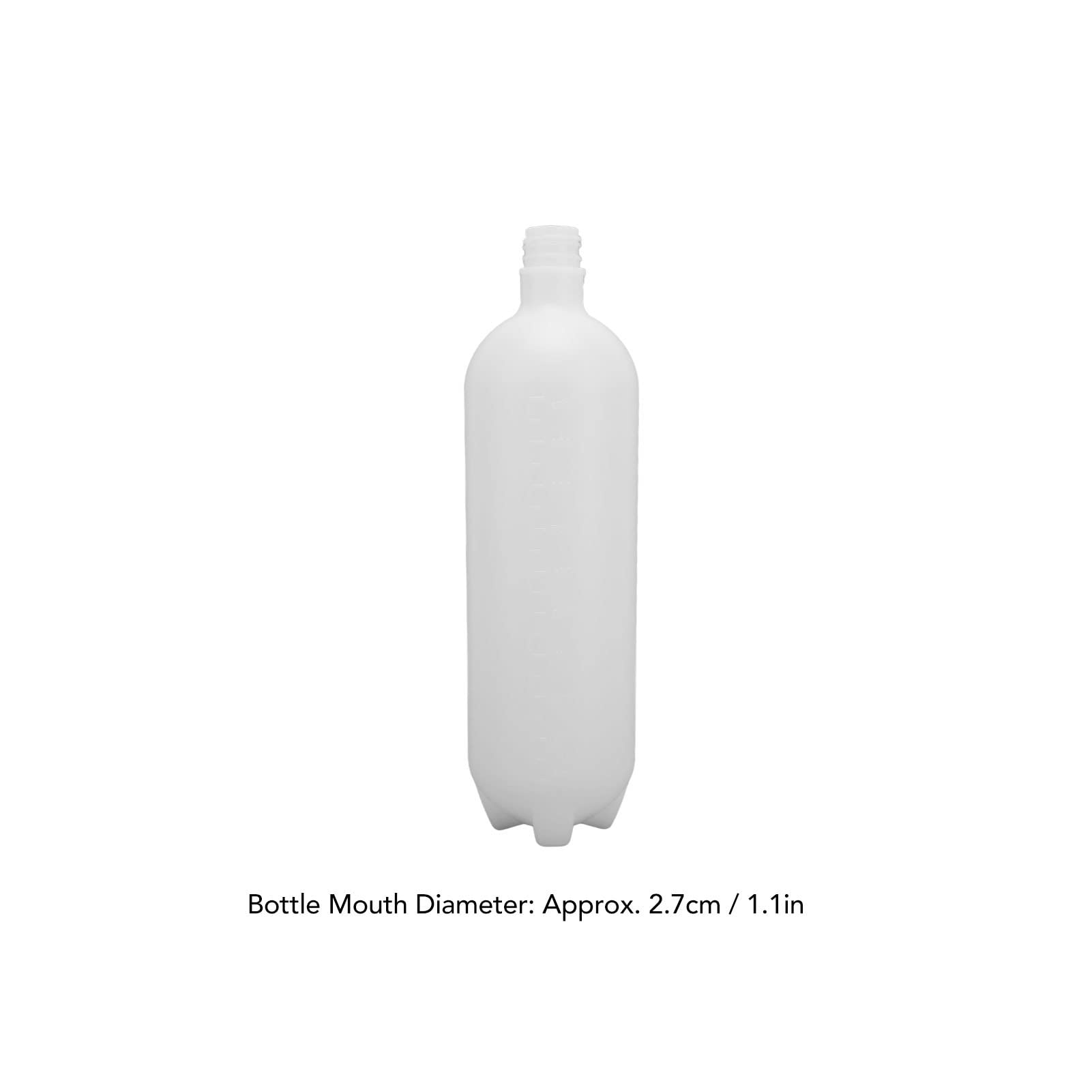 Dental Chair Water Bottle, Dental Chair Water Storage Bottle Milk White Dental Turbines Plasitc Water Bottle Replacement Accessory(1000ML)