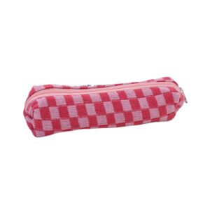 ggoob pencil case aesthetic school supplies small pencil case pencil pouch aestheti pencil case preppy pencil case (pink)