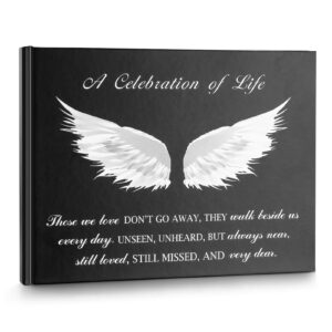 funeral guest book for memorial service celebration of life guest book 80 pages funeral sign-in book - a celebration of life